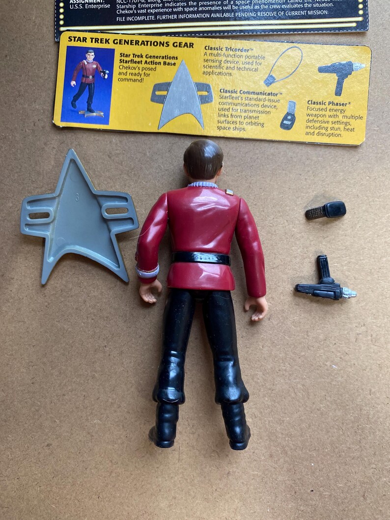 STG Admiral James T Kirk Pavel Chekov & Captain Picard Figure - Etsy