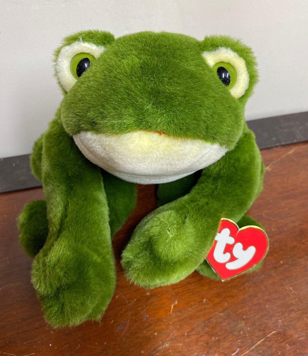 Freddie Frog First Generation TY Plush Animal Croaks When Moved - Etsy