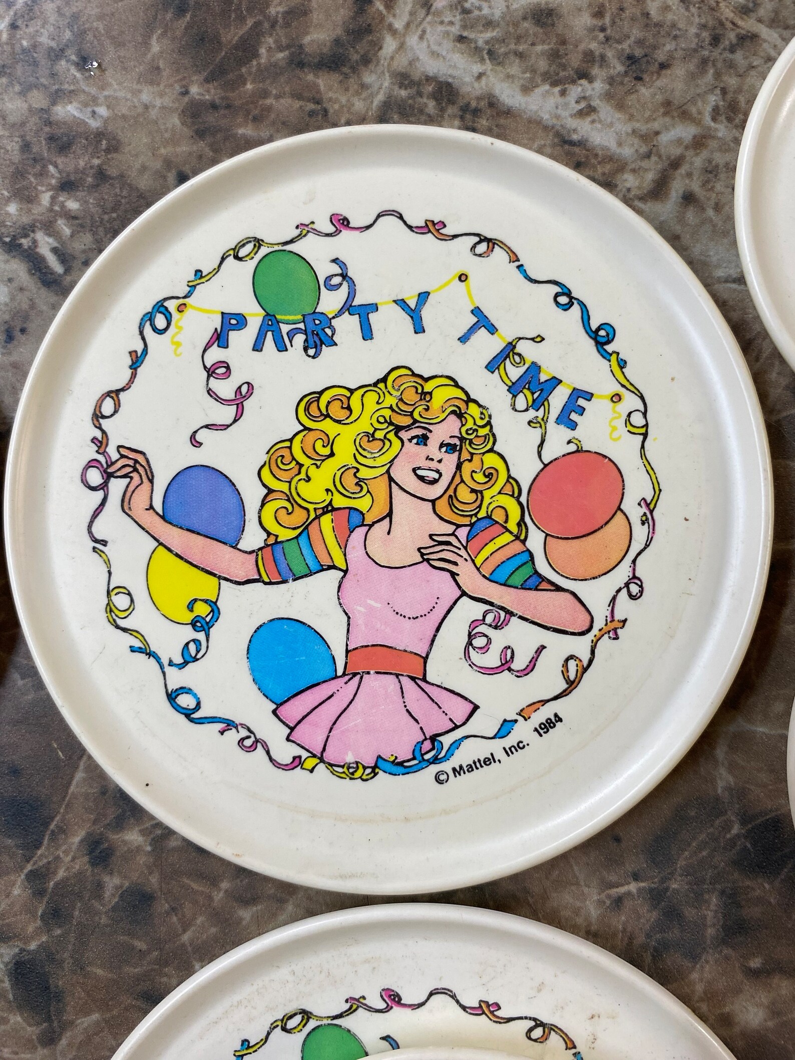 Vintage Barbie Toy Plates Set Kitchen Fun Collectable - Etsy