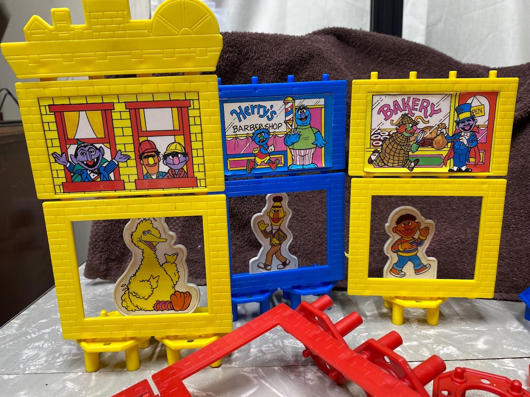 Kids Construction Sesame Street Set - Etsy