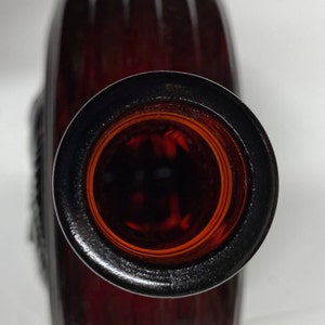 Vintage Truman Red Decanter Glass Bottle Wheaton Glass 1st Edition Ruby ...