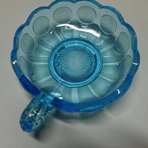 Vintage Nappy Glass Bowl With Handle Fostoria Coin Glass Collection ...