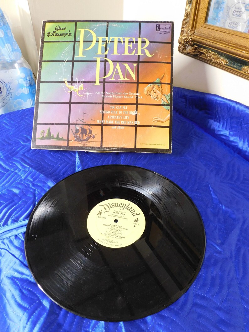 Vintage Walt Disney's Peter Pan Record LP Collectable - Etsy