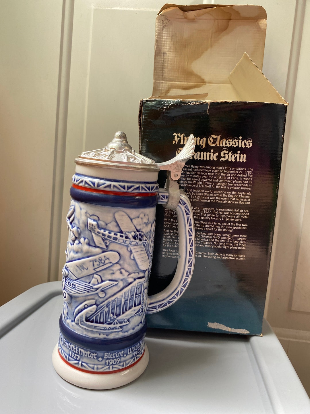 Vintage Airplane History Brazil Planes Collectable Decor 1981 Avon ...