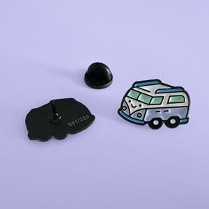 Camper Van Pin - LIMITED EDITION - Soft Enamel Pin Badge - Etsy