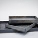 Antique Gray Stained Trays Set of 3 - Etsy