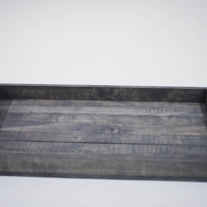 Medium Antique Gray Stained Serving Tray - Etsy