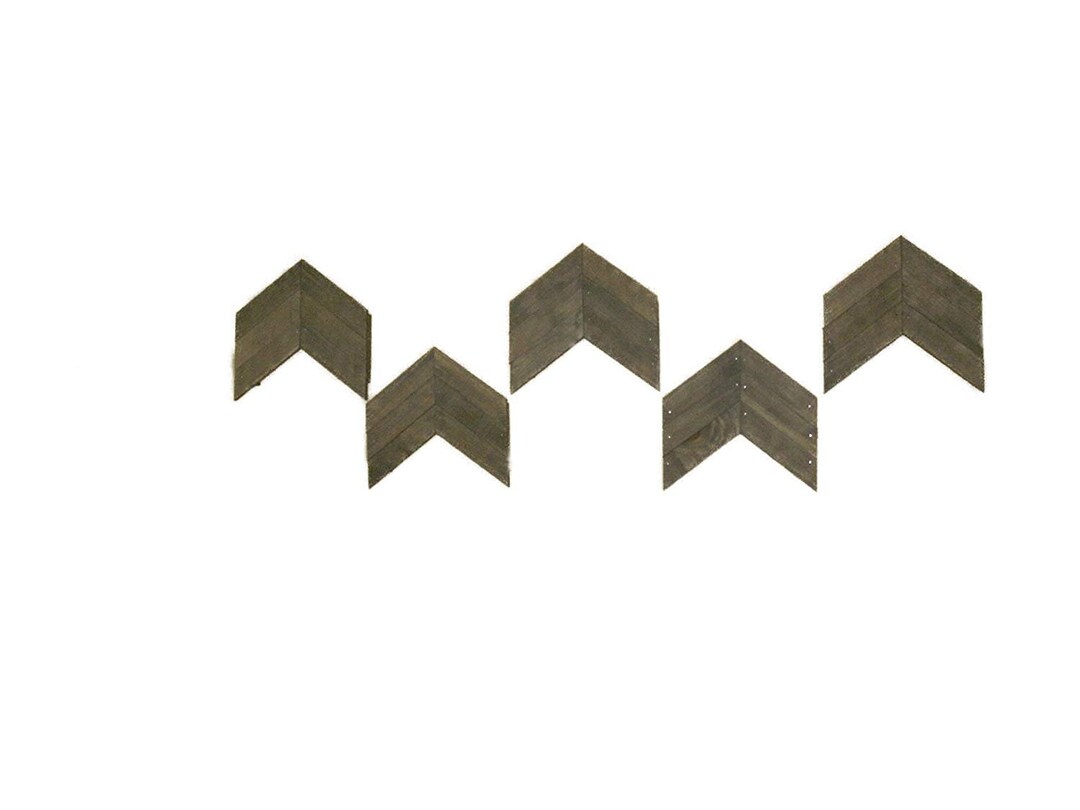 Arrows/chevrons Wall Decor- Set of 5 Decorative Wooden Chevrons for ...