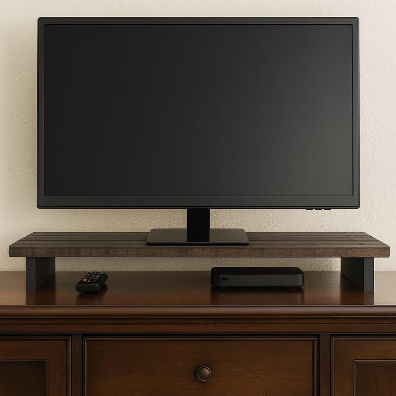 Rustic Riser for Tv - Etsy