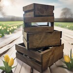 Wooden Crate - Etsy