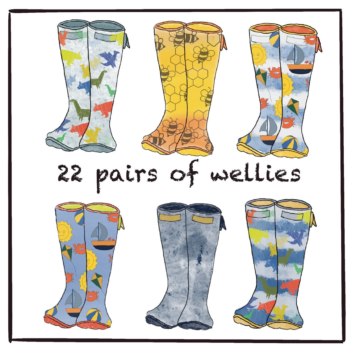 Digital Download, PNG Wellies, Wellies, Family Tree, Tree, Family ...