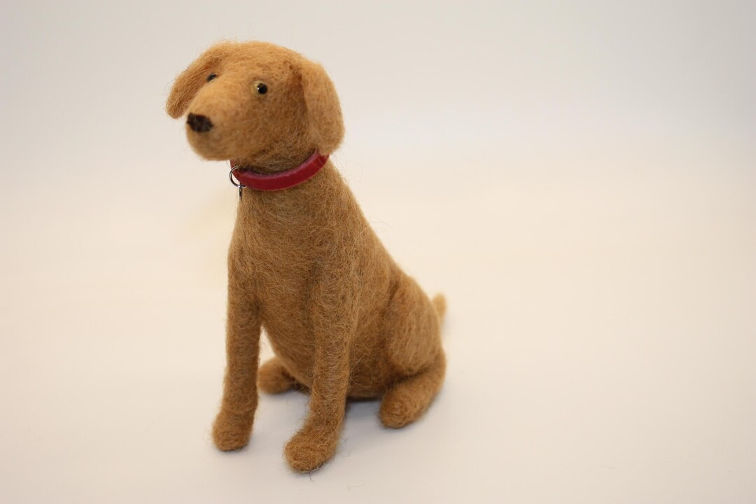 Needle Felted Yellow Labrador Retriever - Etsy