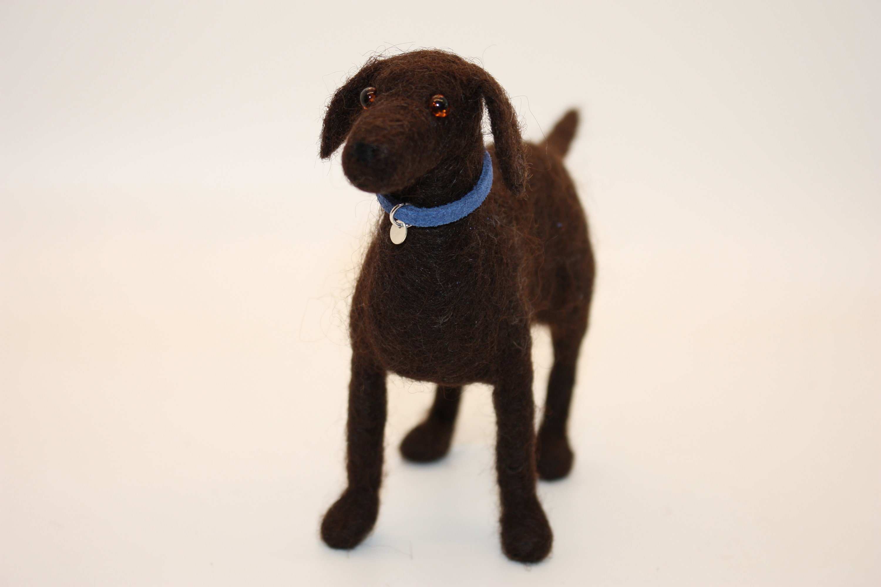 Needle Felted Standing Chocolate Labrador Retriever - Etsy
