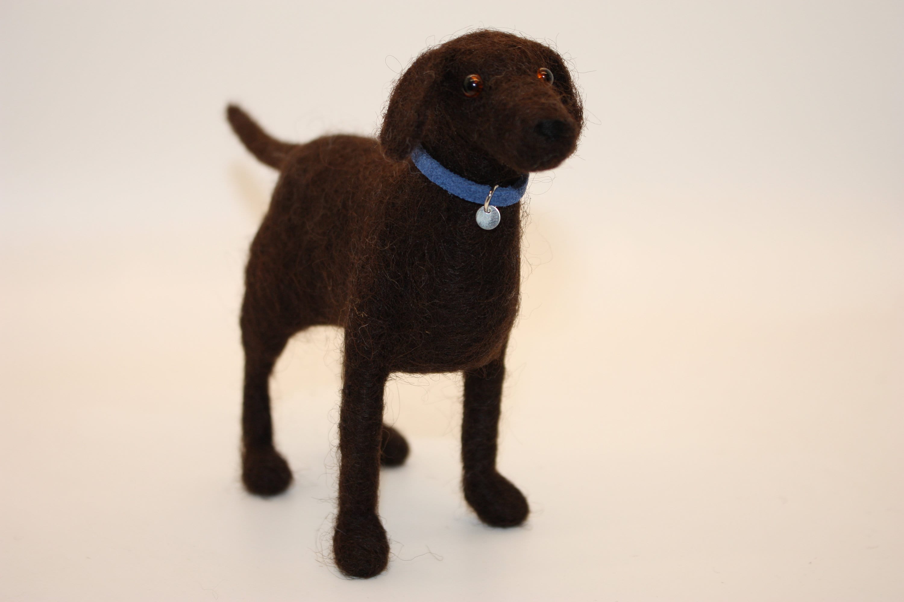 Needle Felted Standing Chocolate Labrador Retriever - Etsy
