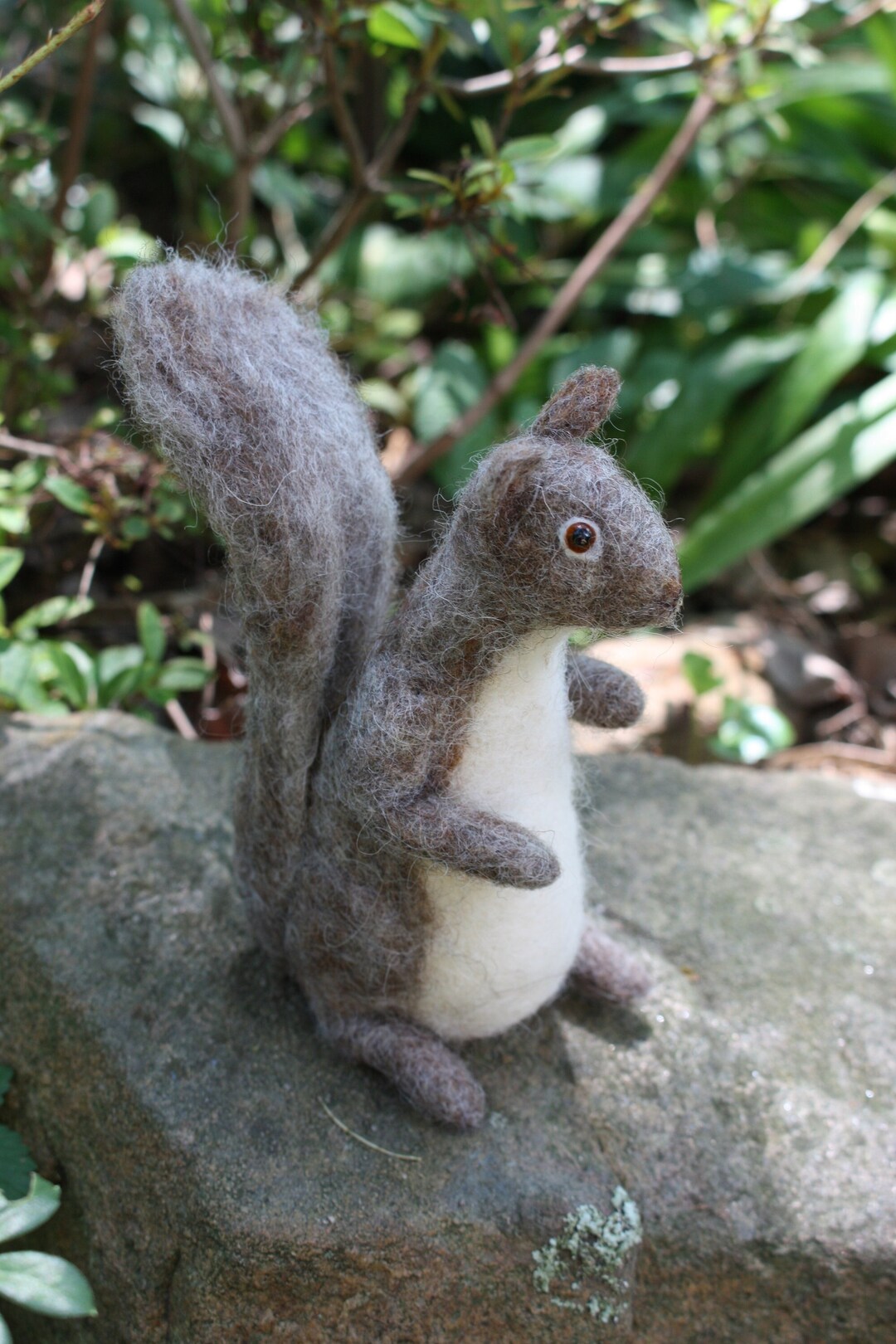 Needle Felted Gray Squirrel - Etsy