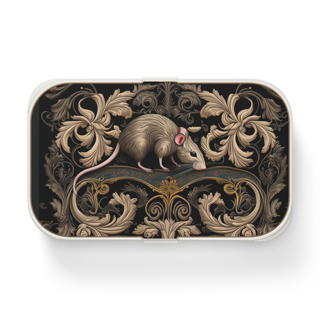 Decorative White Mouse Bento Lunch Box - Etsy