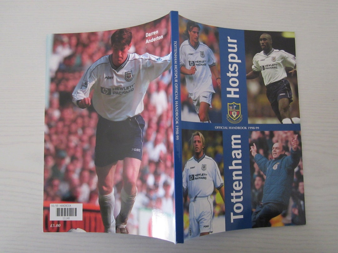 1998 99 Tottenham Hotspur Football Club Handbook Yearbook Etsy Uk