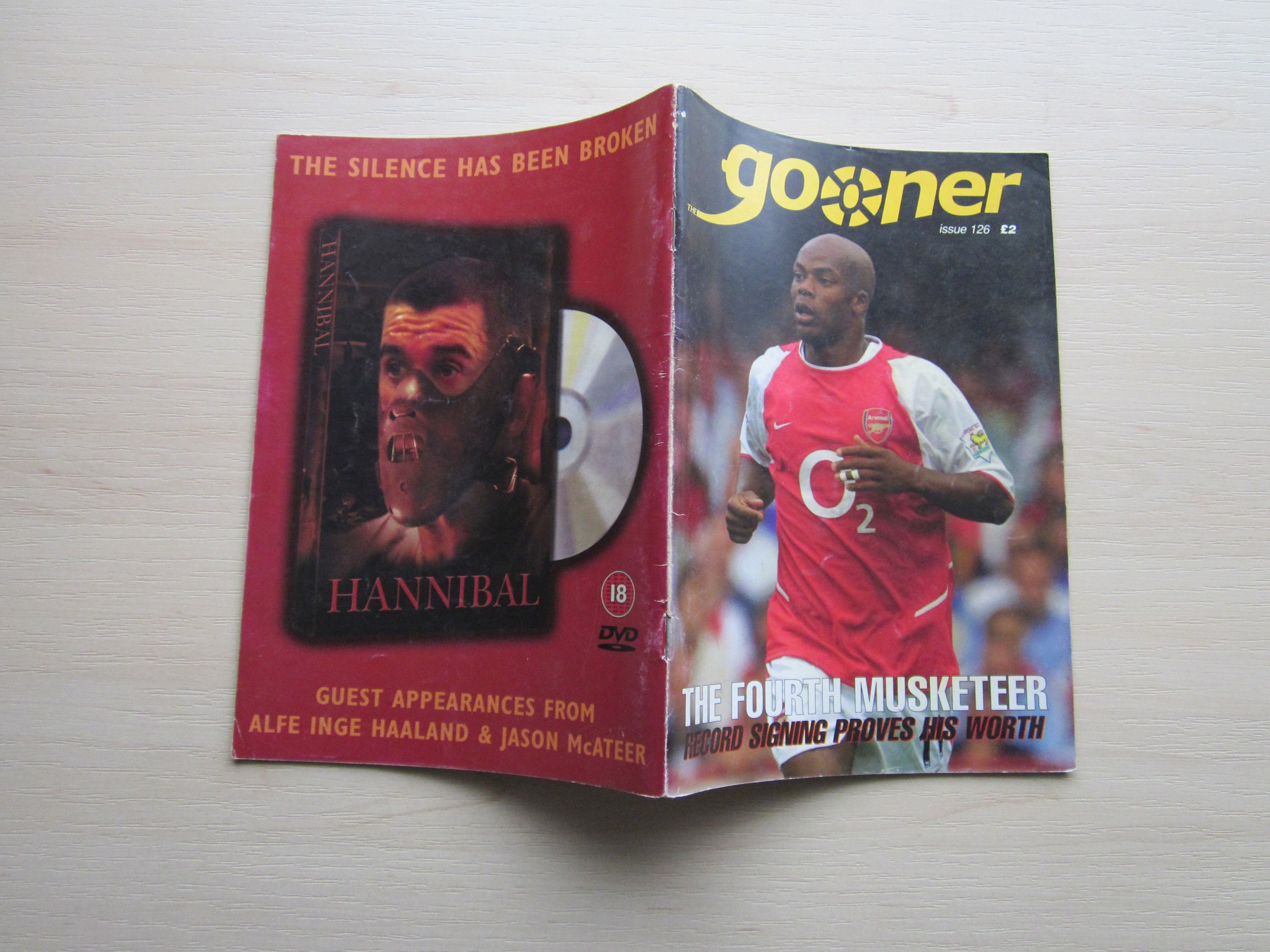 2002 SIX Original the Gooner arsenal Fanzine Magazines, Handbook ...