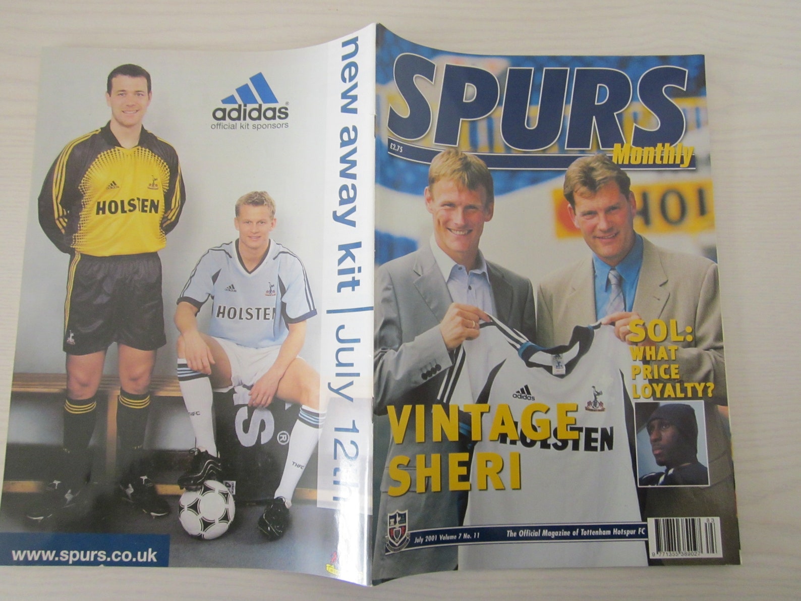 2001 FOUR Tottenham Hotspur Football Club Monthly Magazines. | Etsy