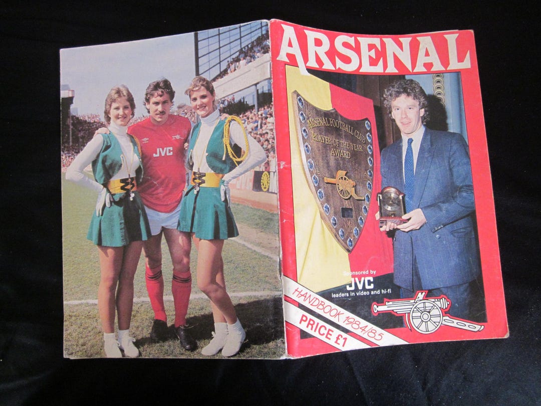 1984-85 Arsenal Football Club Handbook, Yearbook, Annual, Souvenir ...