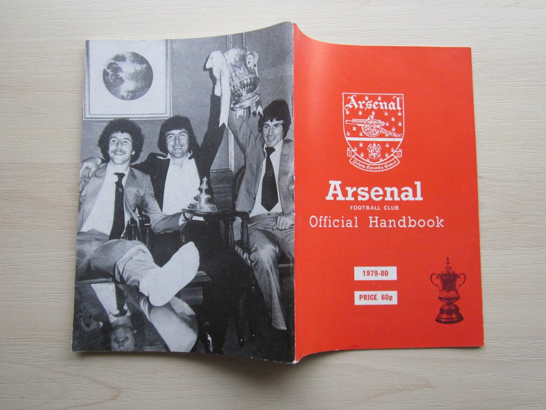 1979-80 Arsenal Football Club Handbook, Yearbook, Souvenir, Collectable ...