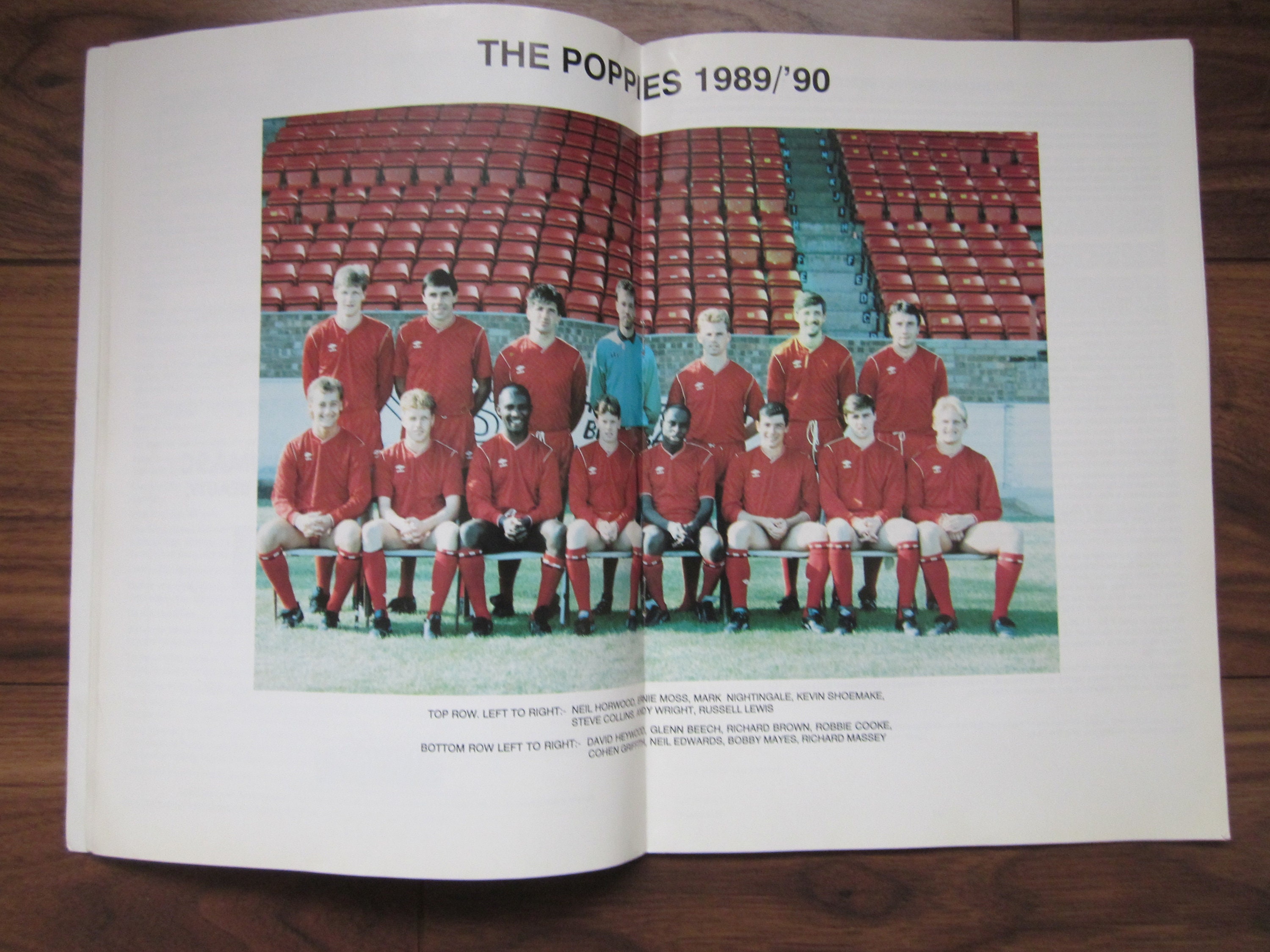 1989-1990 Kettering Town Football Club Handbook Brochure - Etsy UK