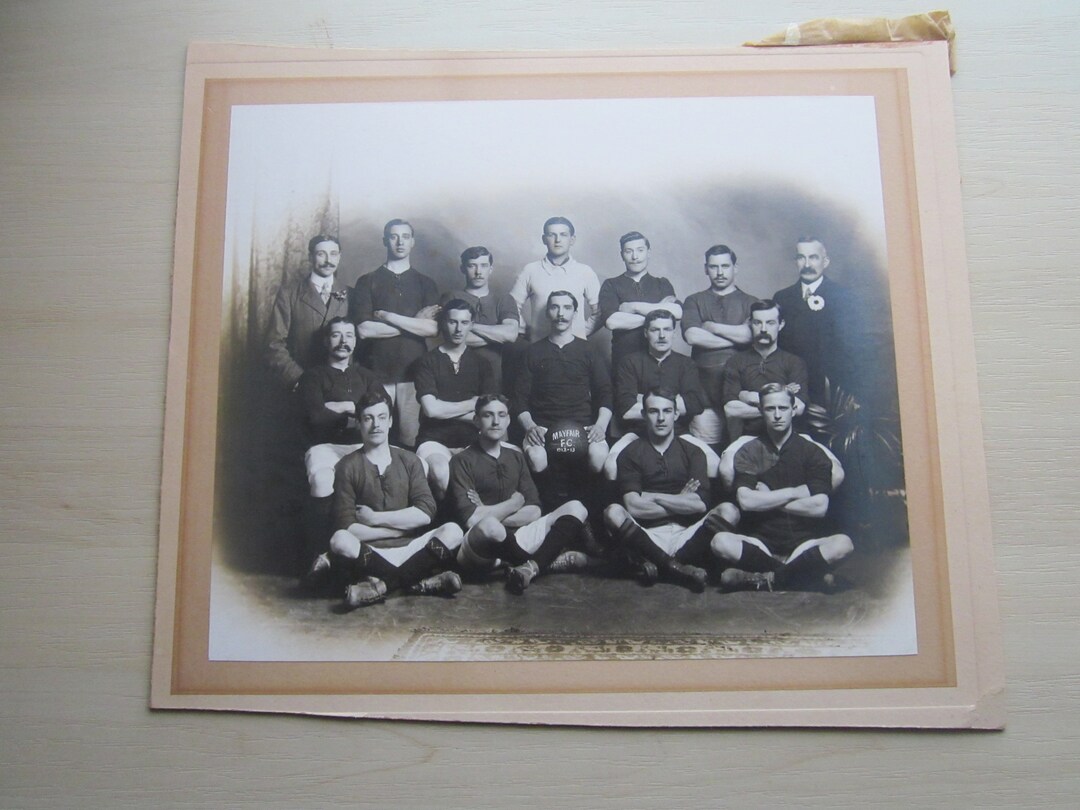 1912-13 Vintage Football Club Photograph of Mayfair Football Club - Etsy