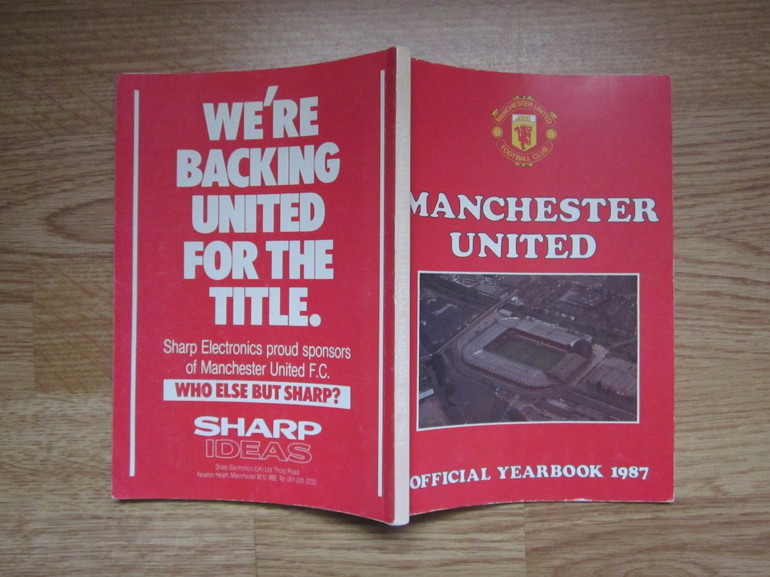 1987 Manchester United Football Club Yearbook, Handbook, Annual ...