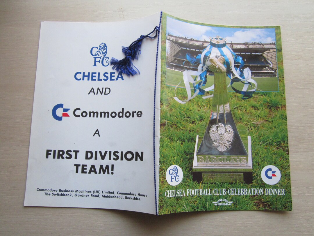 1989 Chelsea Football Club Celebration Dinner Brochure, Programme ...