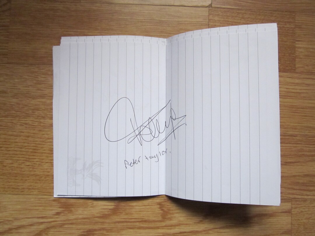 1990s SIX Crystal Palace Football Club HAND SIGNED Autographs + Six ...