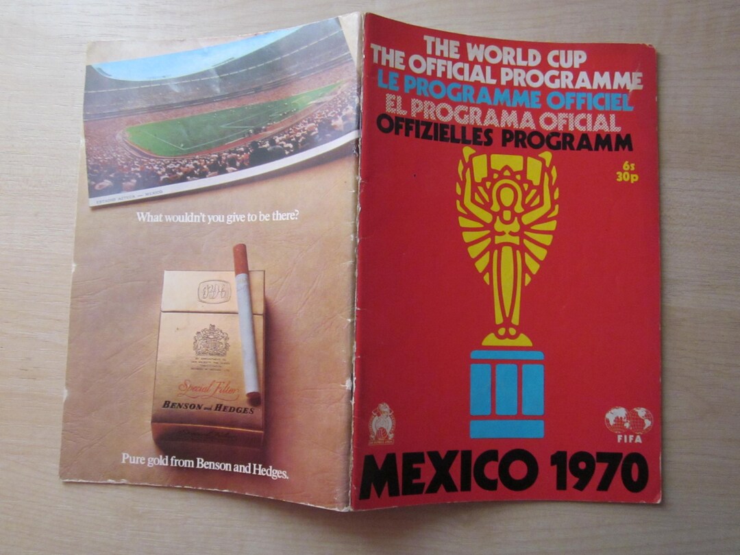 1970 World Cup Final Championship Tournament Football/soccer Souvenir ...
