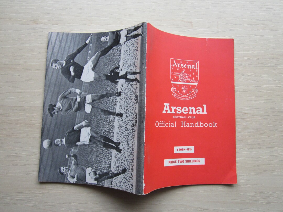 1968-69 Arsenal Football Club Handbook, Yearbook, Annual, Souvenir ...