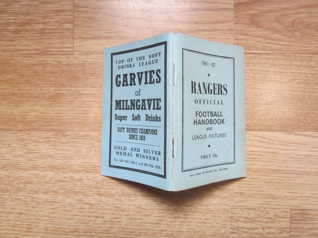 1981-82 Celtic Football Handbook Guide Souvenir - Etsy