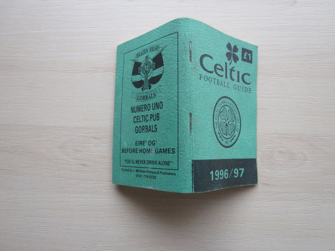 1996-97 Celtic Football Club Handbook, Guide, Yearbook, Annual ...