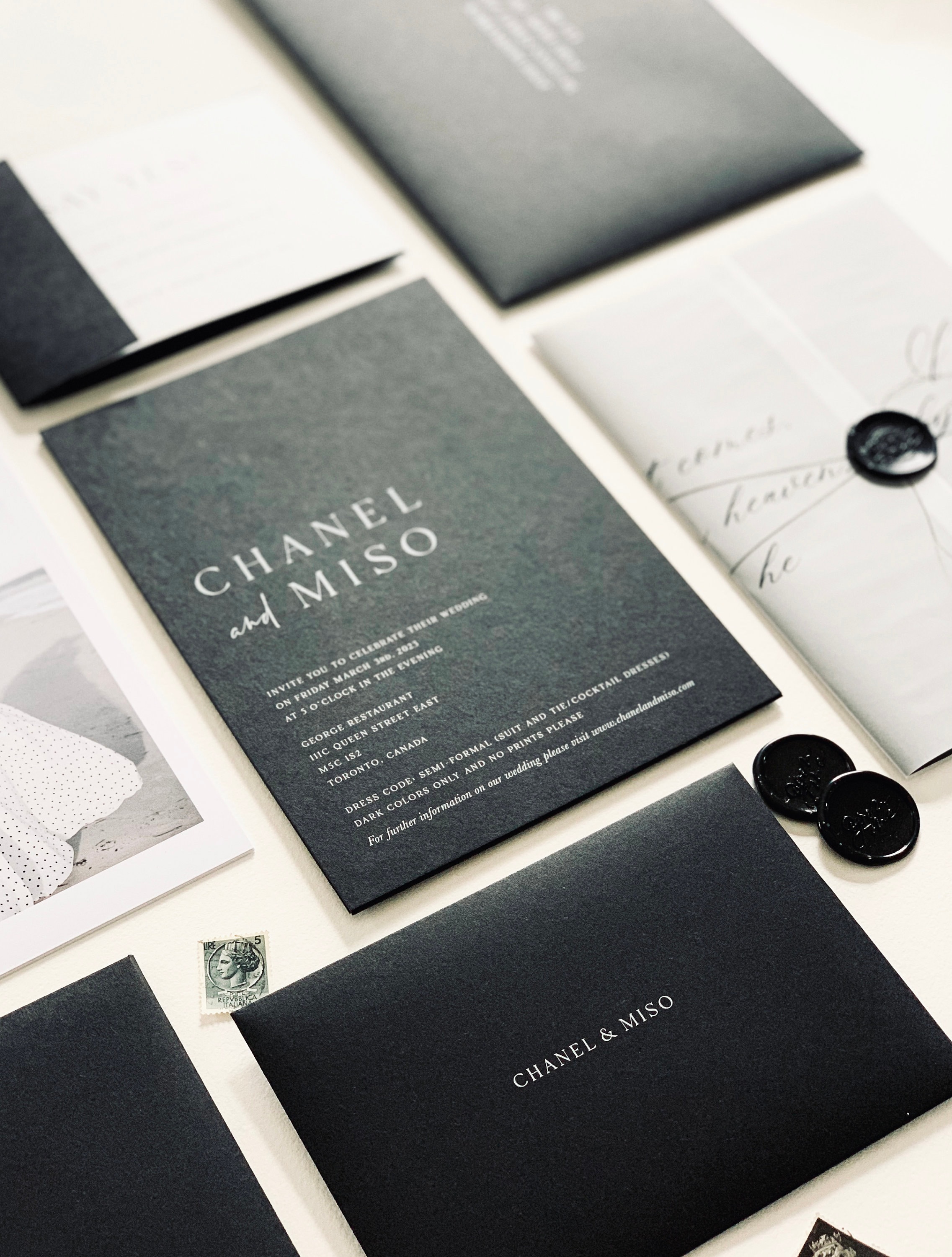 Queen Street Wedding Stationery Sample Pack - Etsy