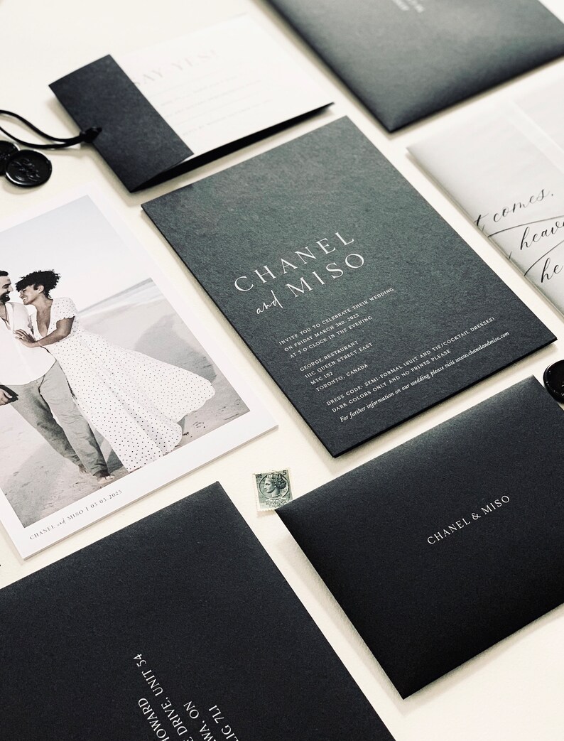 Queen Street Wedding Stationery Sample Pack - Etsy