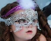 Flapper Costume Mask for Children 1920s Dress Mask for Girls - Etsy