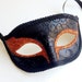Mens Masquerade Mask Orange Mens Mask Venetian Mask - Etsy