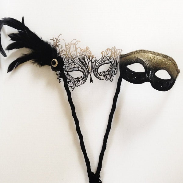 Masquerade Mask Set - Etsy