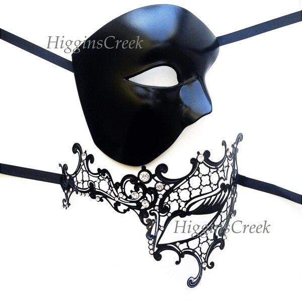 Half Face Masquerade Mask - Etsy