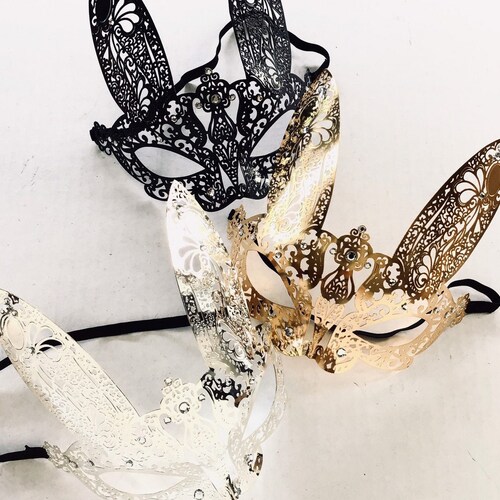 Gold Lace Bunny Masquerade Mask Halloween Bunny Costume - Etsy