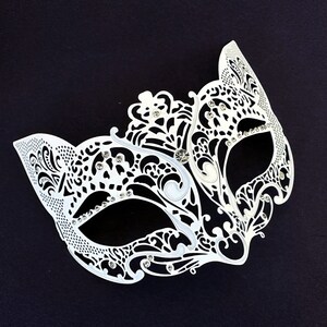 Fox Metal Lace - Animal Masquerade Ball Mask - Etsy