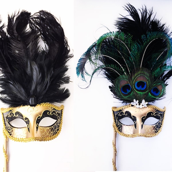 Feather Mask - Etsy