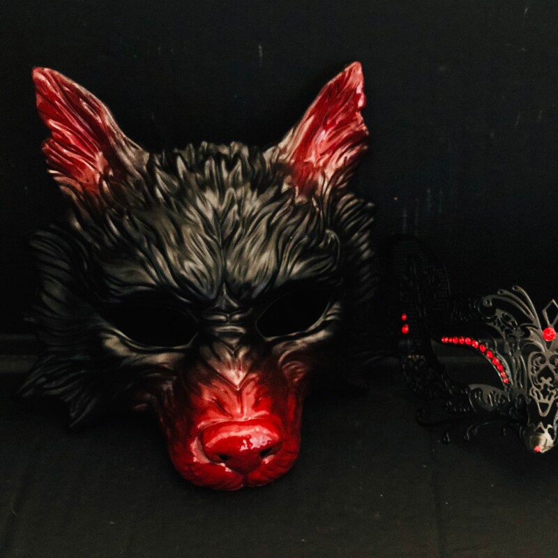 Wolf Mask - Etsy