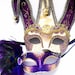 Purple Jester Mask set Couples Jester Masquerade Mask Mardi | Etsy