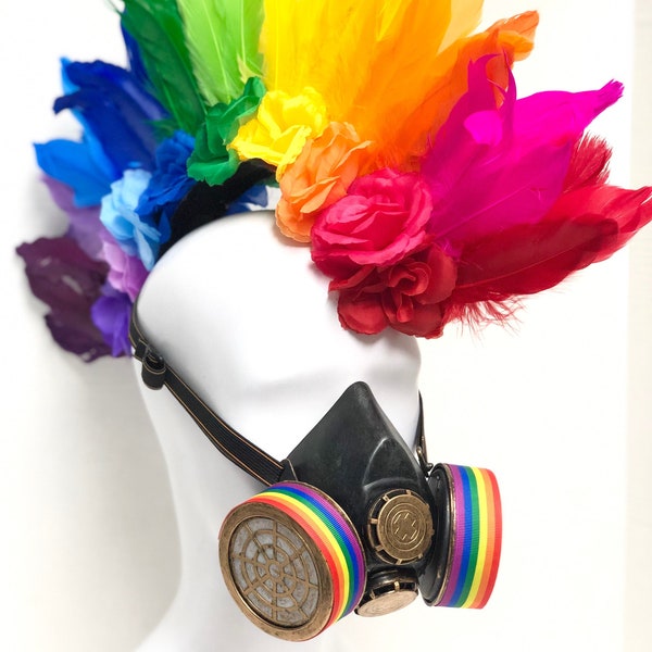 Rainbow Mohawk - Etsy