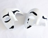 Mime Masks Couples Mime Mask Set Halloween Mime Masks - Etsy