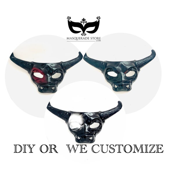 Bull Mask - Etsy