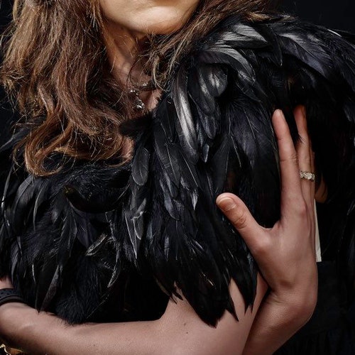 Animal Armor Feather Cape Shaman Costume Cape Samhain - Etsy