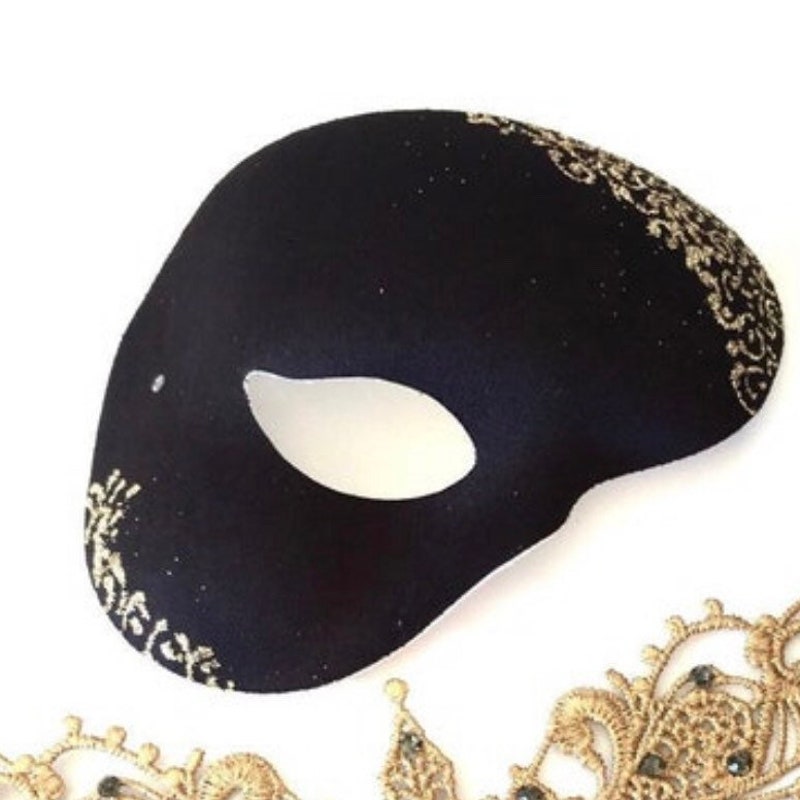 One Eye Masquerade Mask Men - Etsy
